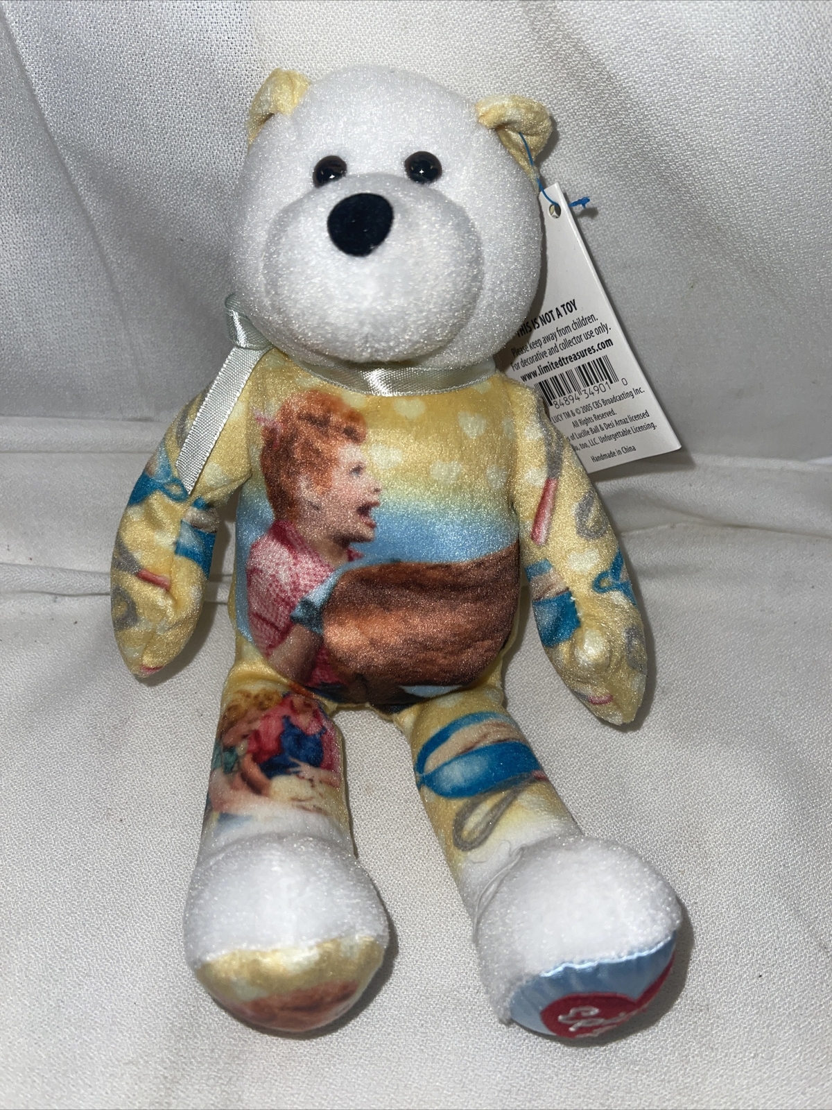 I Love Lucy Bear With Tags Episode 25 with Pin and Coin. New | eBay