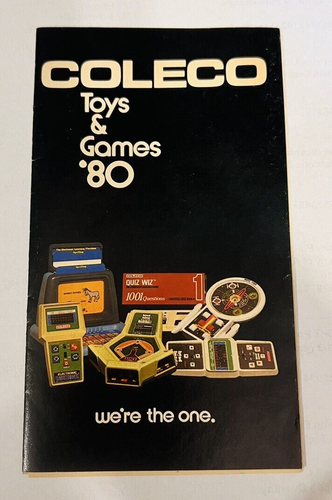 Coleco Toys & Games 80 Booklet Pamphlet Advertising Brochure Insert ...