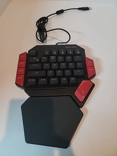 MageGee One Handed Professional Gaming Keyboard, RGB Backlit 35 Keys ...