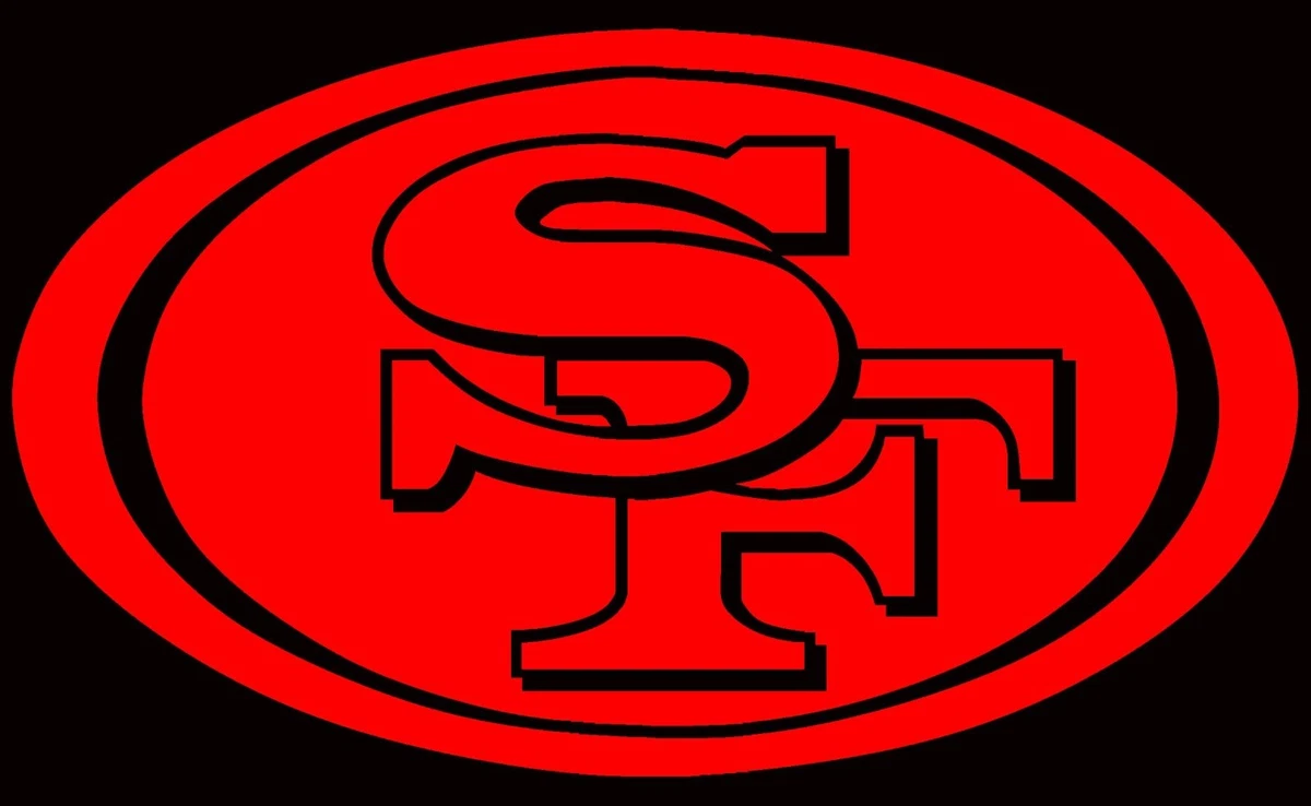 49ers Logo Black And White
