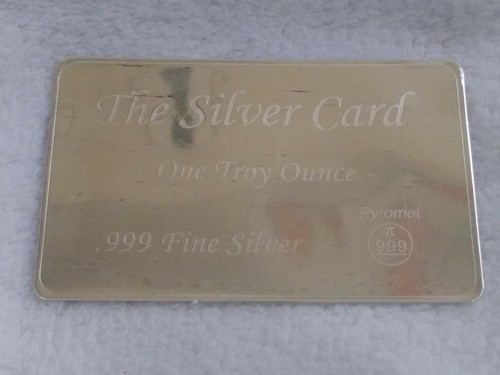 2021 1 Oz Pyromet Silver Card .999 Fine (W Sleeve/COA) | eBay