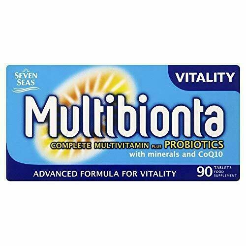 Seven Seas Multibionta Vitality Multivitamin Plus Probiotics 90 Tablets ...