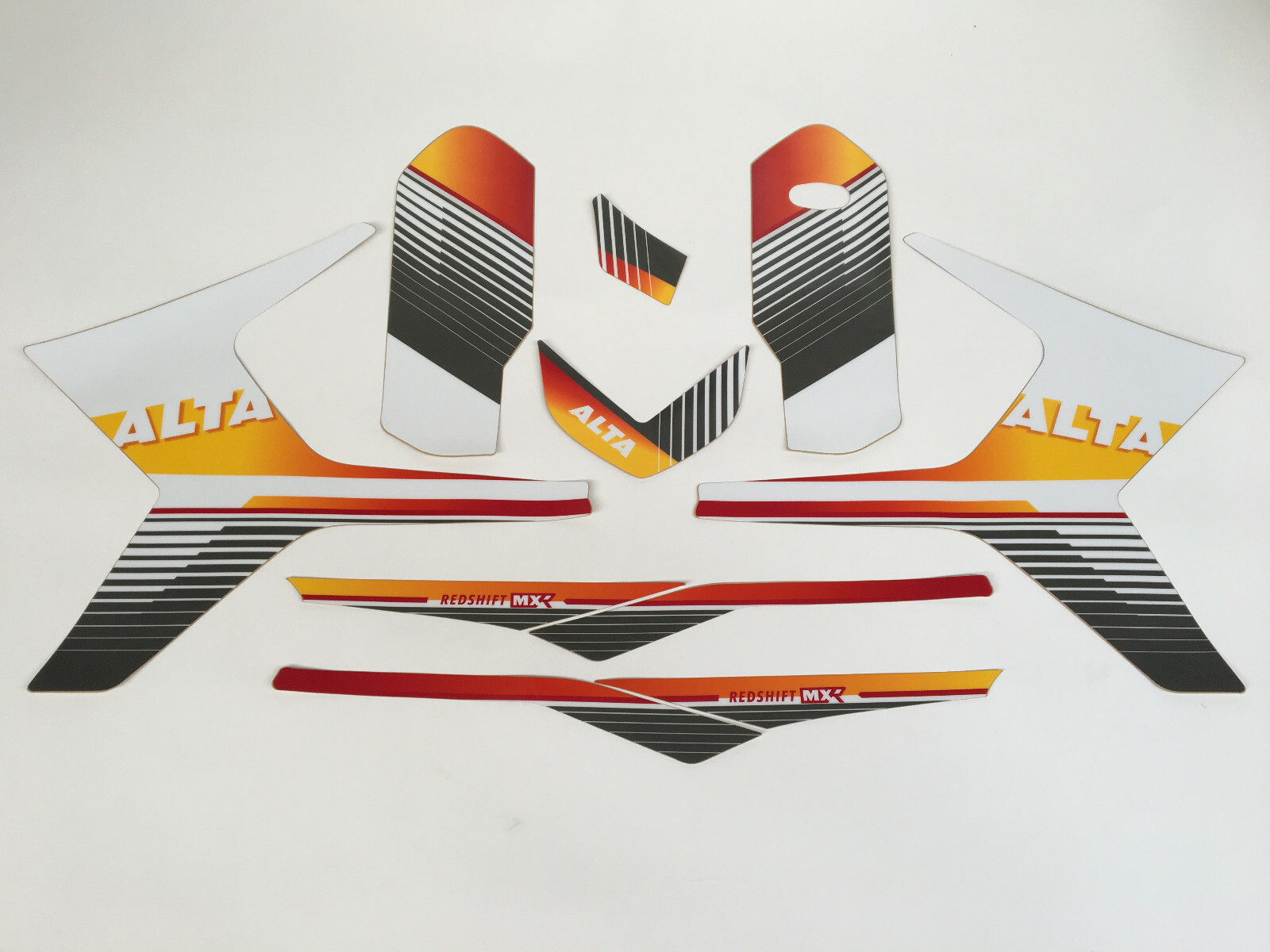 Complete Genuine OEM Graphics Kit ALTA Redshift MXR 2019 Decals ...