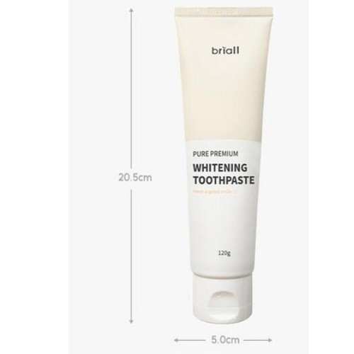 BRIALL Pure Premium Whitening Toothpaste 120g Korea No.1 whitening ...