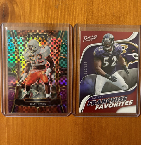 Ray Lewis Select Draft Picks /100 No.78 & Prestige Franchise Favorites ...