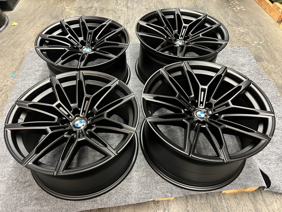 BMW M2 M3 M4 FACTORY OEM BLACK G80 G81 G82 M 825 825M COMPETITION RIMS ...