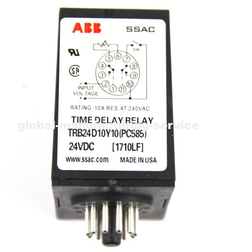 NEW ABB TRB24D10Y10 Time Delay Relay 24VDC | eBay