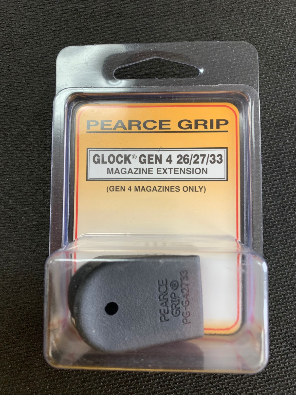 Pearce Grip PG-G42733 for GLOCK GEN 4 & 5 G26, G27, G33 Plus Extension ...
