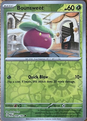 Bounsweet 8/182 - Reverse Holo - Paradox Rift - Common - Read Desc. | eBay