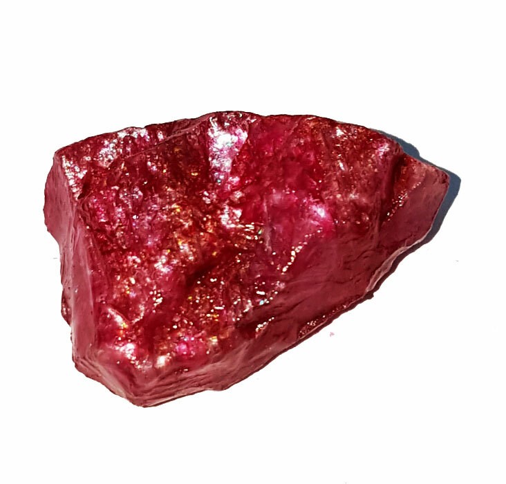 28.10 Ct Natural Red Beryl Bixbite Rough Loose Gemstone Certified Rough ...