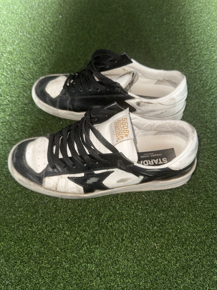 Golden Goose Stardan White Black | eBay