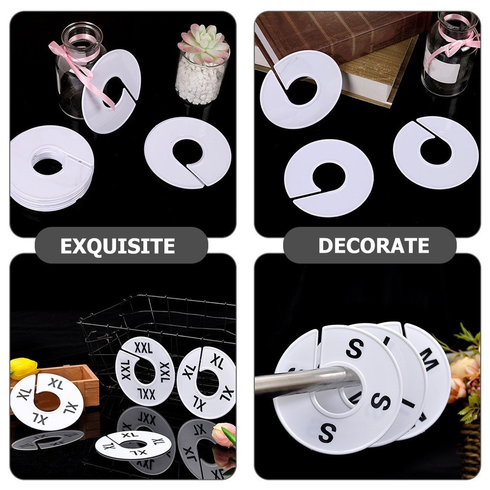 20 Pcs Hanging Closet Separator Size Dividers for Hanger Separators ...