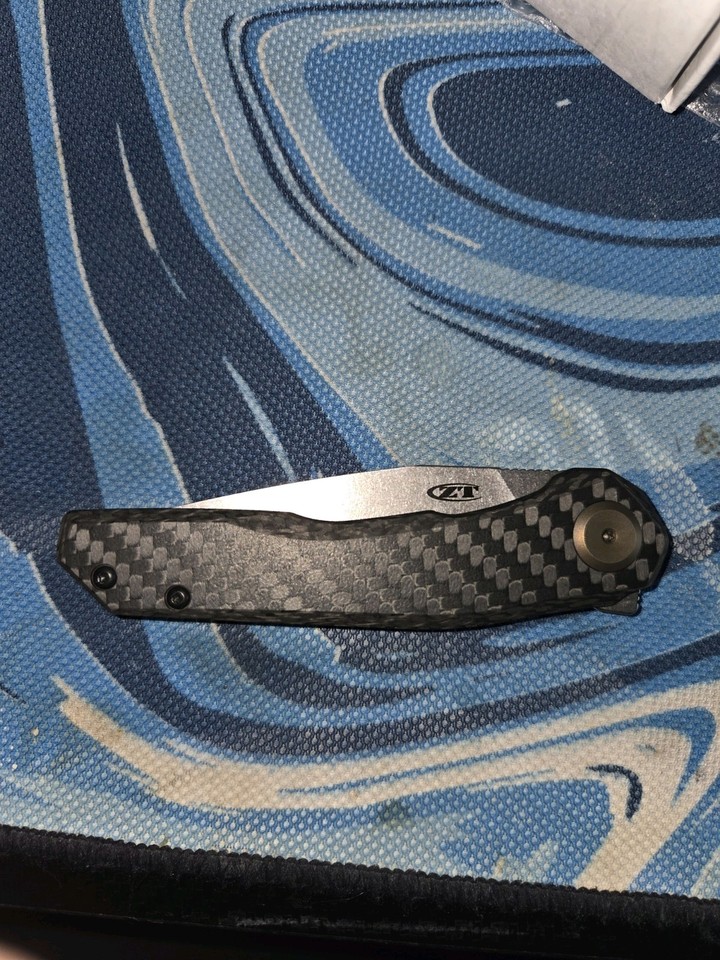 Zero Tolerance Knives Carbon Fiber S35VN ZT 0770CF Magnacut Blade *NEW ...