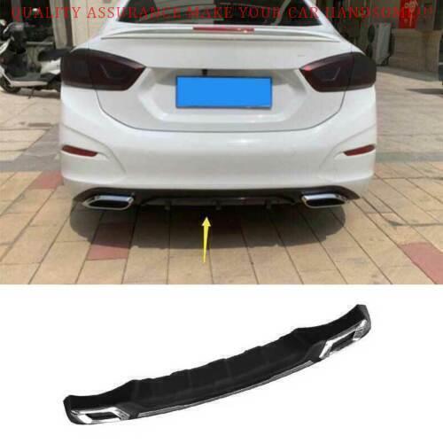 For Chevy Cruze 2016-2019 Black Rear Bumper Diffuser Lip Spoiler Refit ...