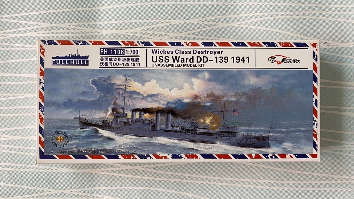 Wickes Class Destroyer Model Wickes Class Destroyer USS Ward DD 139