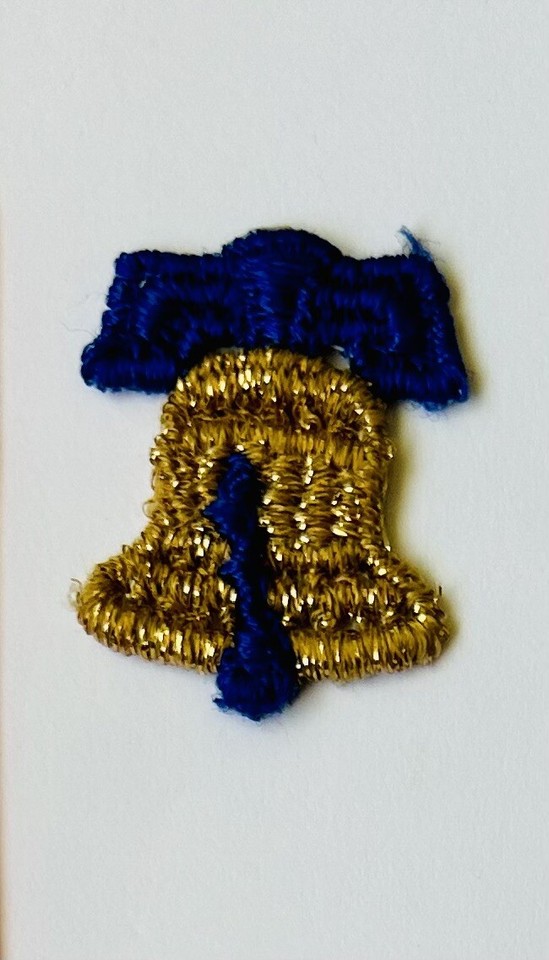 Vintage American Revolution 1776 Liberty Bell Patch USA Embroidered Sew ...