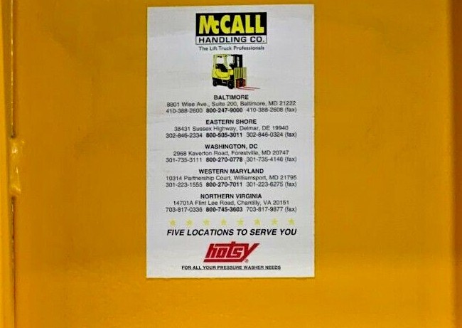 McCall Handling Company Hydraulic Bin Tote Gaylord Hopper Dumper Tipper ...