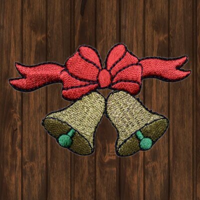 Christmas Bells Embroidered Patch — Iron On | eBay