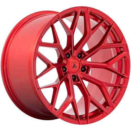One 20x12 Asanti Black ABL39 Mogul 5x115 6 Red Wheel Rim 71.5 ...