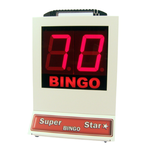 SUPER STAR ELECTRONIC BINGO MACHINE MADE IN THE UK 2 YR WARRANTY 1-90 1 ...