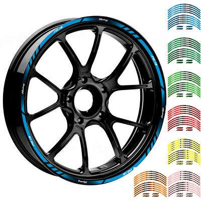 17" 18" "R3" Motorcycle Wheel Rim Tape Decal Stripes Sticker for Yamaha ...