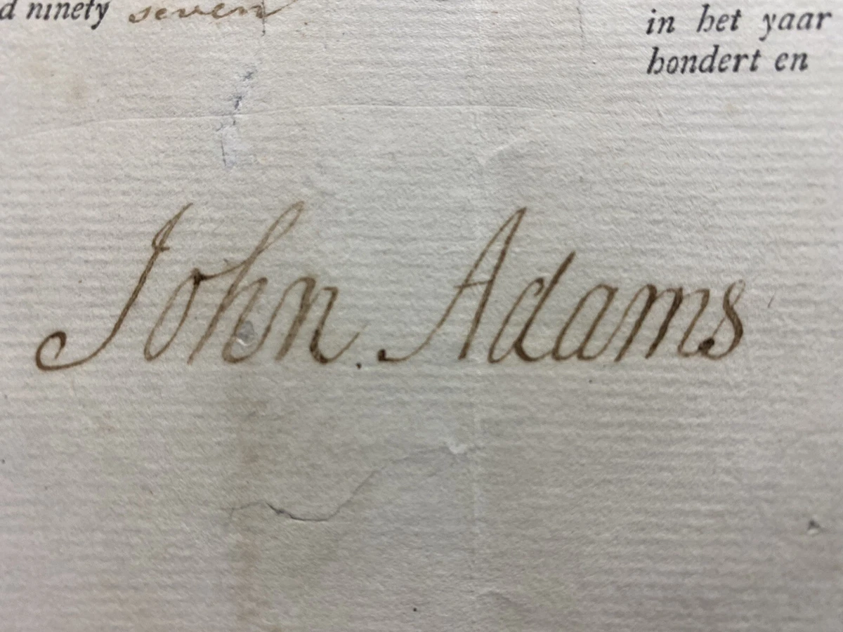 John Adams Signature