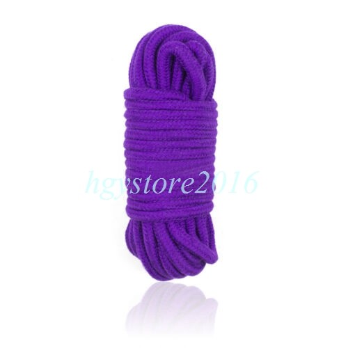 33ft/10M Thicken Cotton Hemp Rope Restraint Japanese Shibari Arm ...