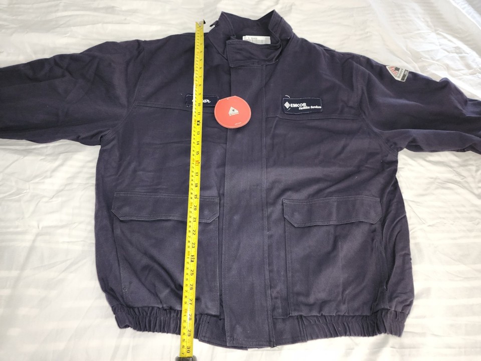 Bulwark Ultrasoft Fr Flame-Resistant Workwear Men's Jacket Navy Blue ...