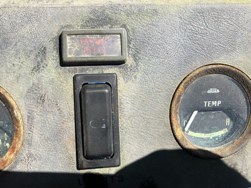 Triumph Spitfire dash frame jaeger temperature fuel gauge | eBay