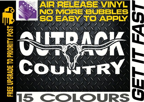 OUTBACK DECAL STICKER CAR UTE AUSSIE 4x4 COUNTRY 200mm | eBay Australia
