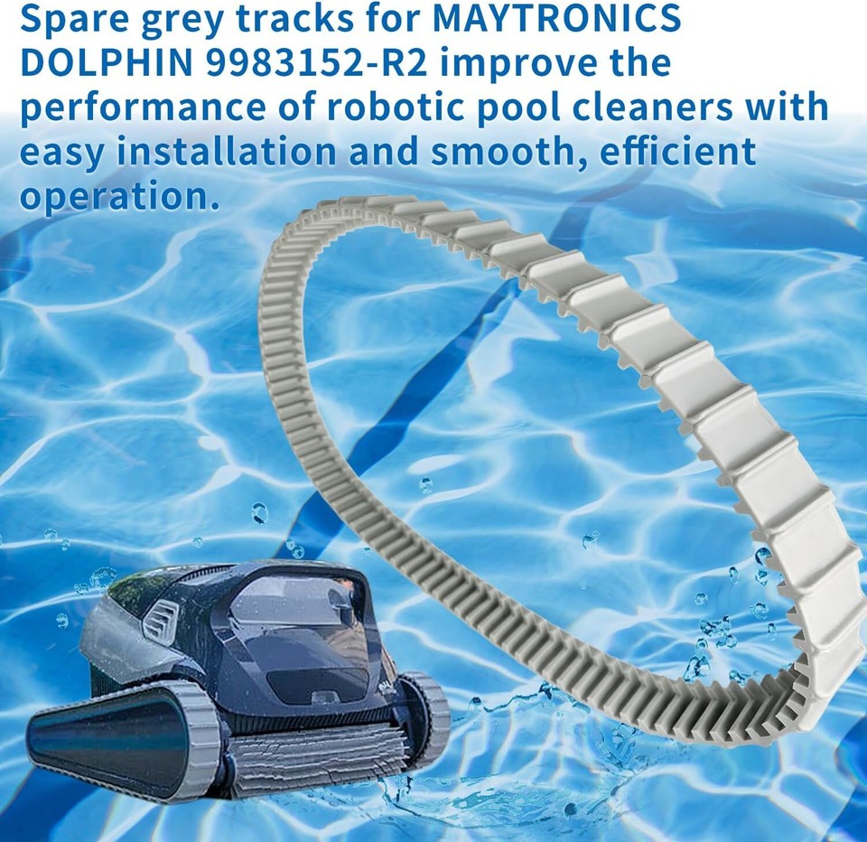 Gray Tracks for Maytronics Dolphin Robotic Pool Cleaners - Part 9983152 ...