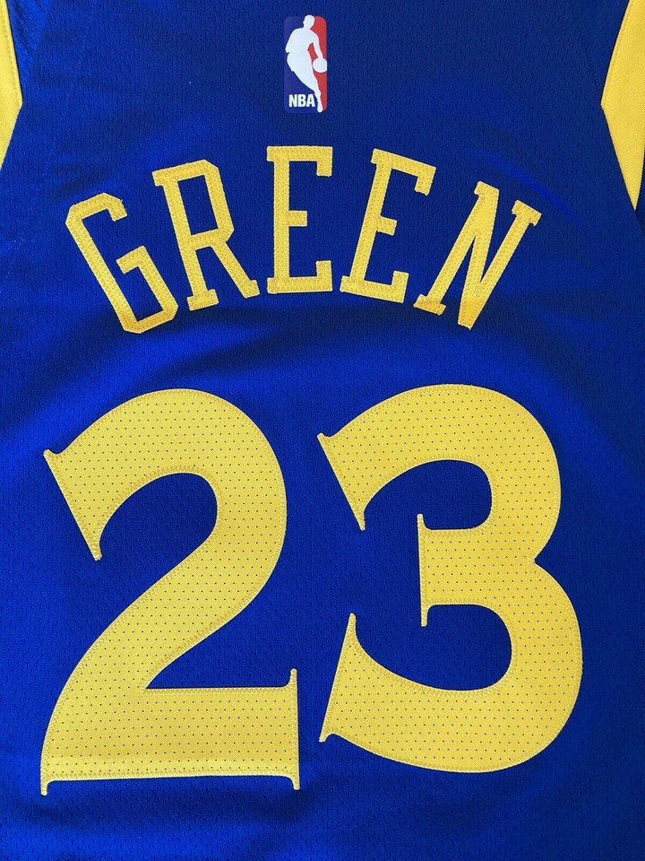 $200 Authentic Nike NBA Golden State Warriors Draymond Green Sewn ...