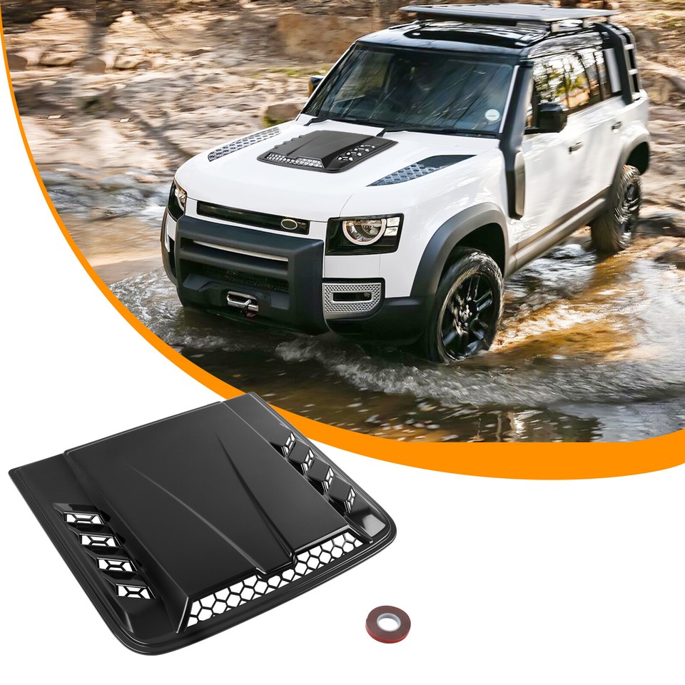 Car Hood Vent Scoop Bonnet Turbo Hood Air Flow Intake Trim Cover ...