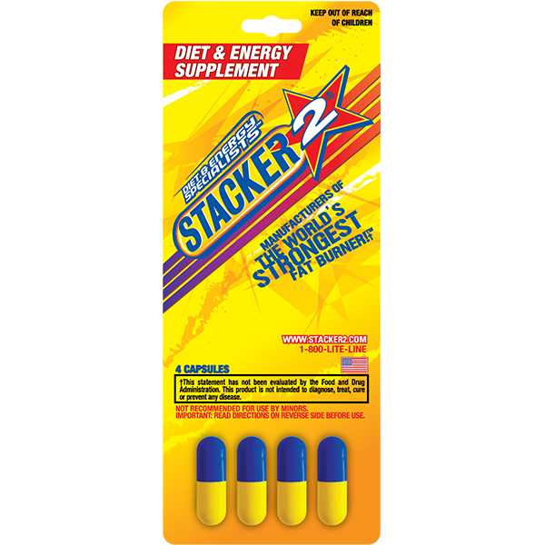 Stacker Two Dietary supplement Fat Burner Weight Loss Capsules (Pick ...
