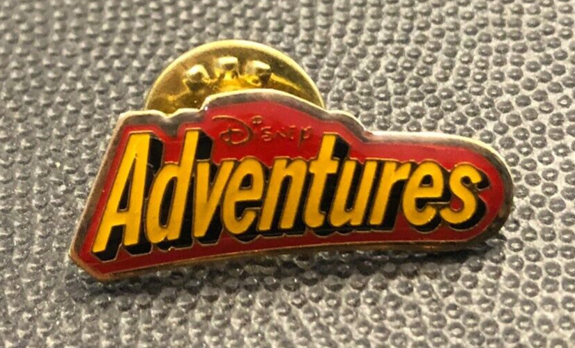 Disney pin 1049 Disney Adventures Magazine Logo children kids reading ...