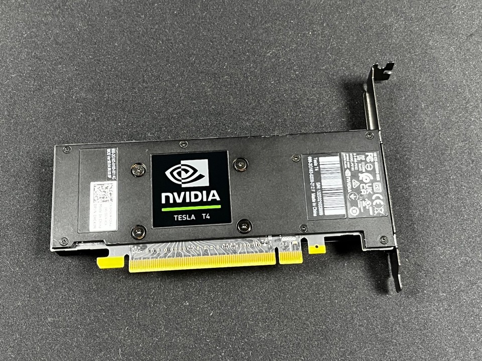 Dell / NVIDIA Tesla T4 16GB GDDR6 Tensor Core PCIe GPU (HCKJM) - 1 Year ...