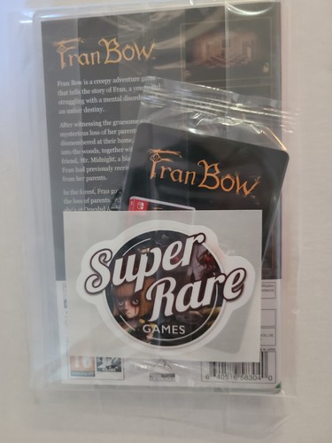Nintendo Switch Fran Bow Super Rare Games #105 Sealed New | eBay