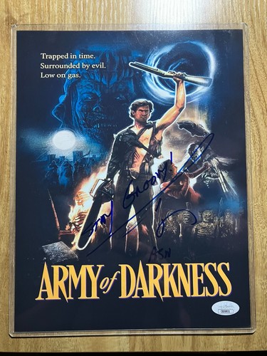 BRUCE CAMPBELL Signed ASH 8.5x11 PHOTO Inscription Stay Groovy Ash JSA ...