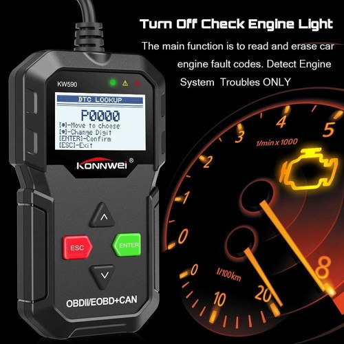 Proscan Automptive OBD2 CAN Car BUS Fault Reader Code Scanner ...