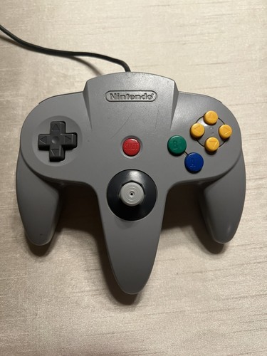 Nintendo 64 Gray Controller OEM With GameCube Style Stick Tested | eBay