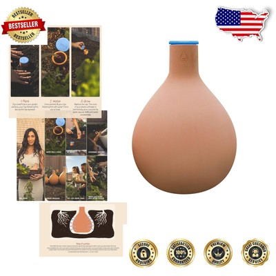 Sustainable Gardening Made Easy: Large Oya Watering Pot, 6.5L Clay ...
