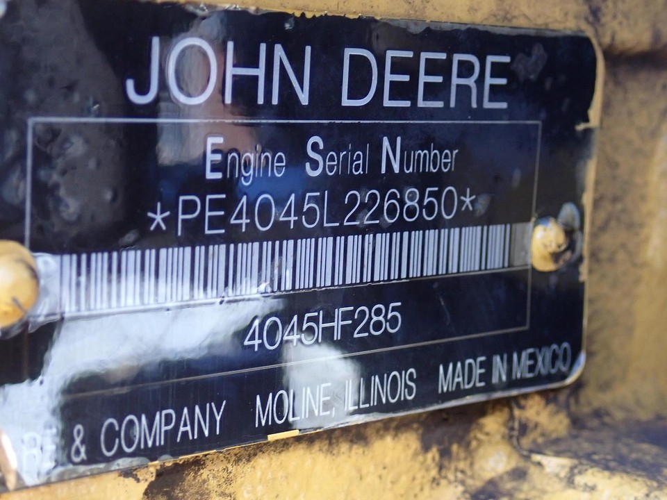 2008 John Deere 4045HF285 Turbo Diesel Engine POWER UNIT! STRONG RUNNER ...