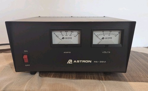 ASTRON RS-35M Linear Power Supply COOLING FAN Installed Ham CB Amateur ...