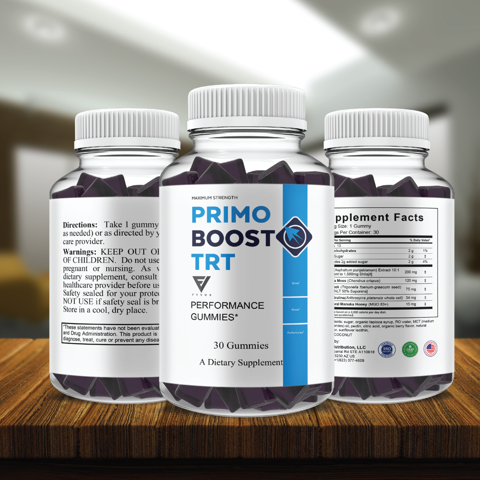 Primo Boost TRT Gummies, PrimoBoostTRT Performance (1 Month Supply) | eBay