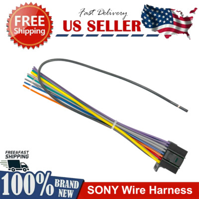 New Wire Harness for SONY MEX-N5000BT MEXN5000BT Car Radio Replacement ...