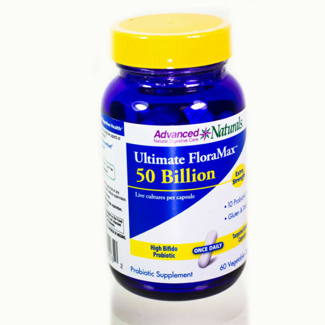 Advanced Naturals Ultimate Floramax 50 Billion Supplement 60 Count for ...