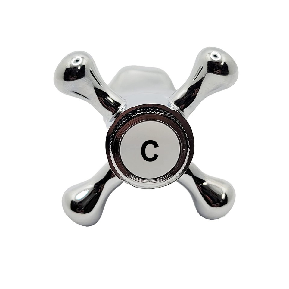 Nes Home Chrome Traditional Basin Cross Head Tap Reviver Kit 1/2" | eBay UK