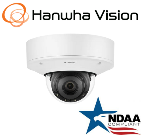 Hanwha Techwin PNV-A9081RLP 4K LPR/ANPR IP VandalDome SecurityCamera4.5 ...