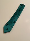 The Riddle Neckties, Lots Of Question Marks, Dark Forest Green Necktie ...