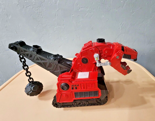 Dinotrux Reptool Control Ty Rux 13" Red RC Wrecking Ball Sound NO ...